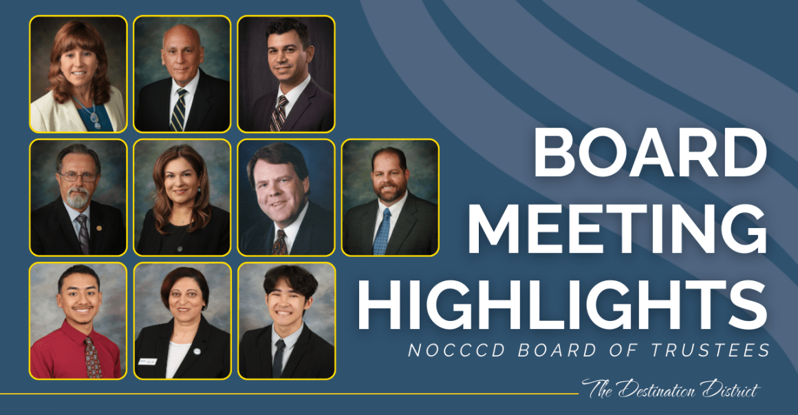 NOCCCD Board Meeting Highlights for February 24, 2026 | North Orange ...